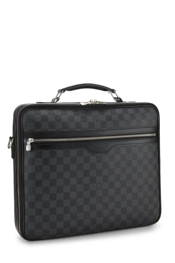 LOUIS VUITTON Damier Graphite Steeve Briefcase