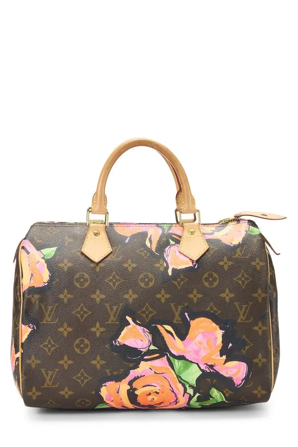 LOUIS VUITTON Stephen Sprouse X Monogram Roses Speedy 30 Bag