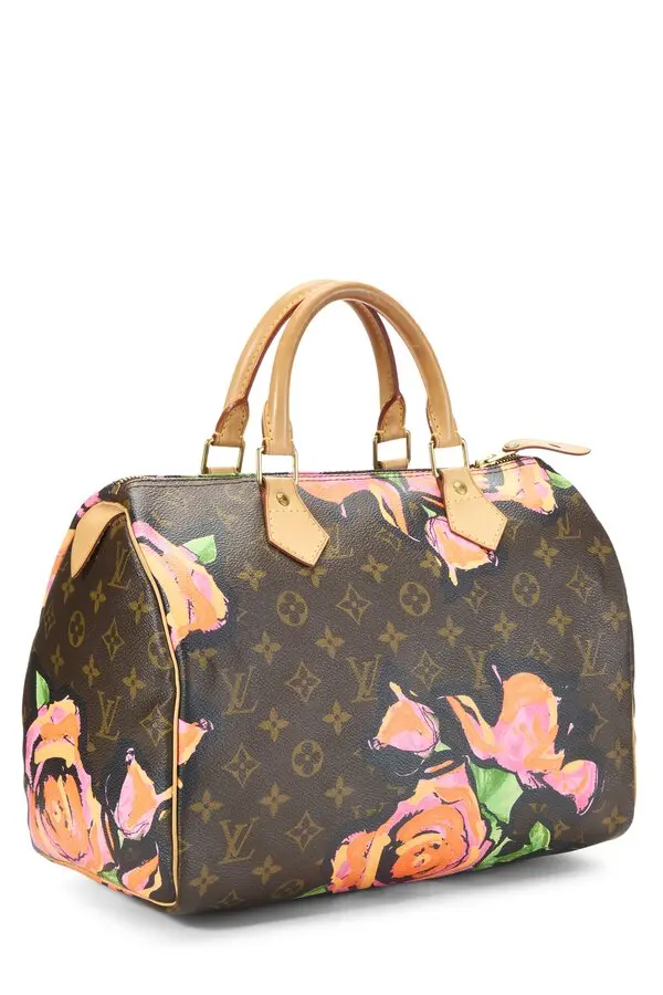 LOUIS VUITTON Stephen Sprouse X Monogram Roses Speedy 30 Bag
