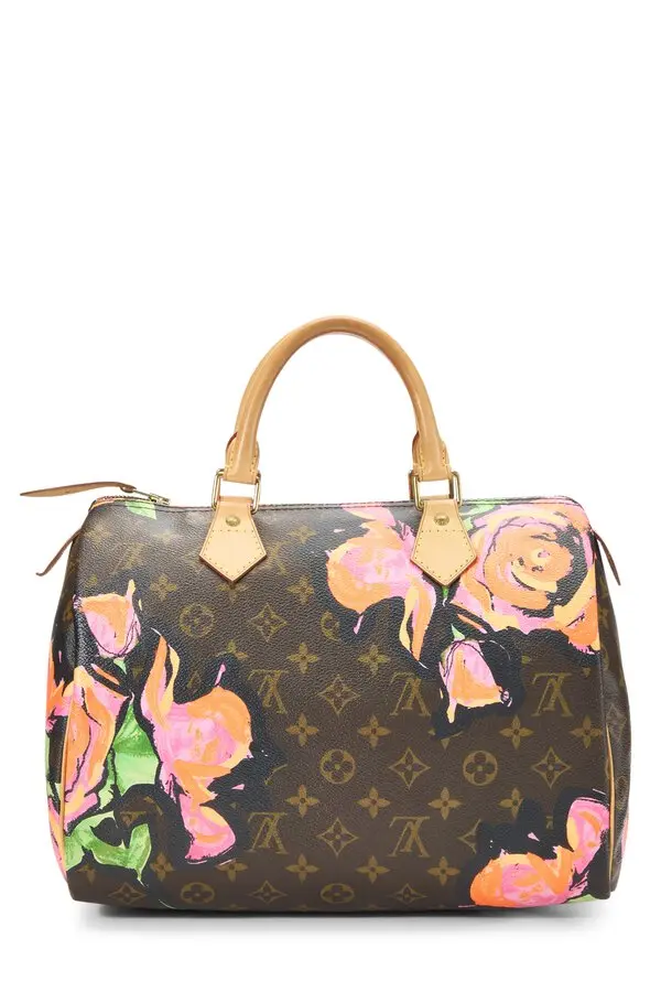 LOUIS VUITTON Stephen Sprouse X Monogram Roses Speedy 30 Bag