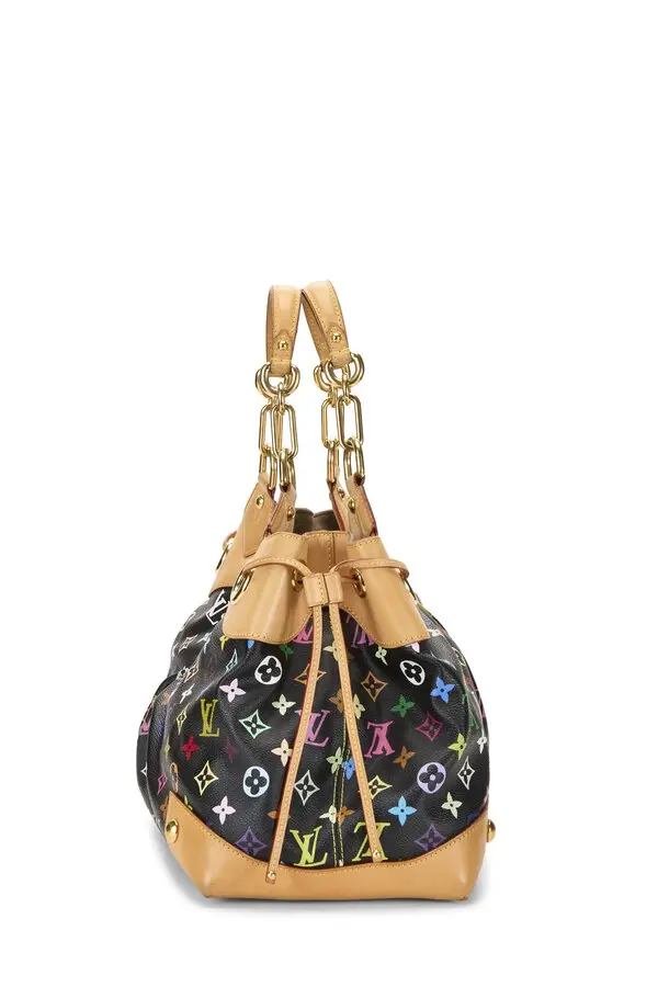 LOUIS VUITTON Takashi Murakami X Monogram Multicolore Ursula Bag - Black