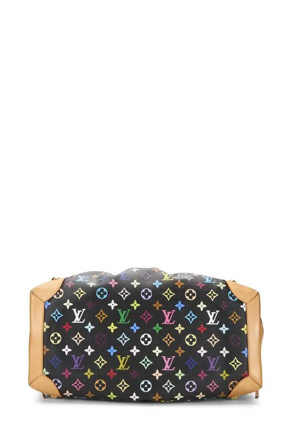 LOUIS VUITTON Takashi Murakami X Monogram Multicolore Ursula Bag - Black