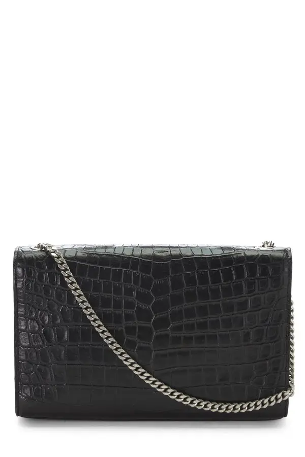 Saint Laurent Embossed Kate Tassel - Black