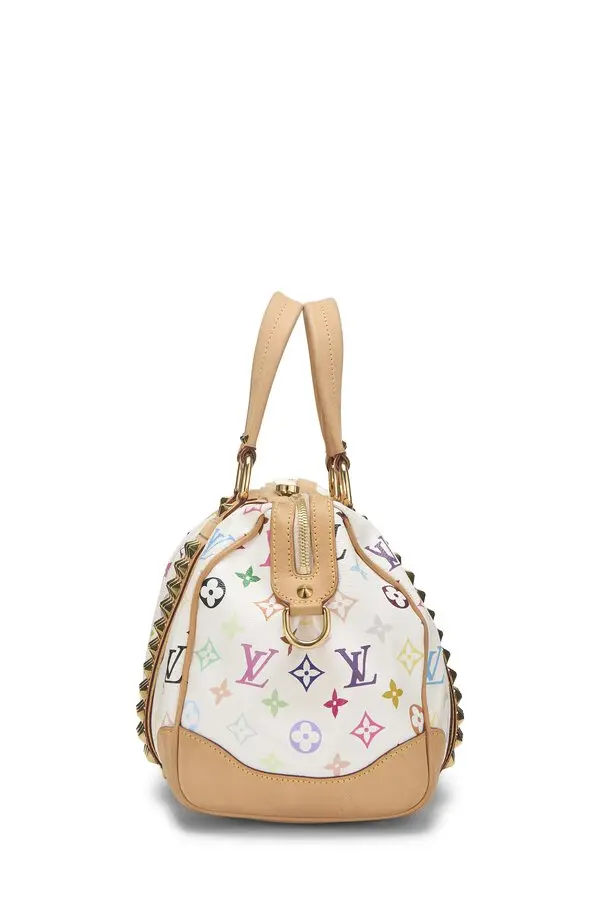 LOUIS VUITTON Takashi Murakami Monogram Multicolore Courtney - White