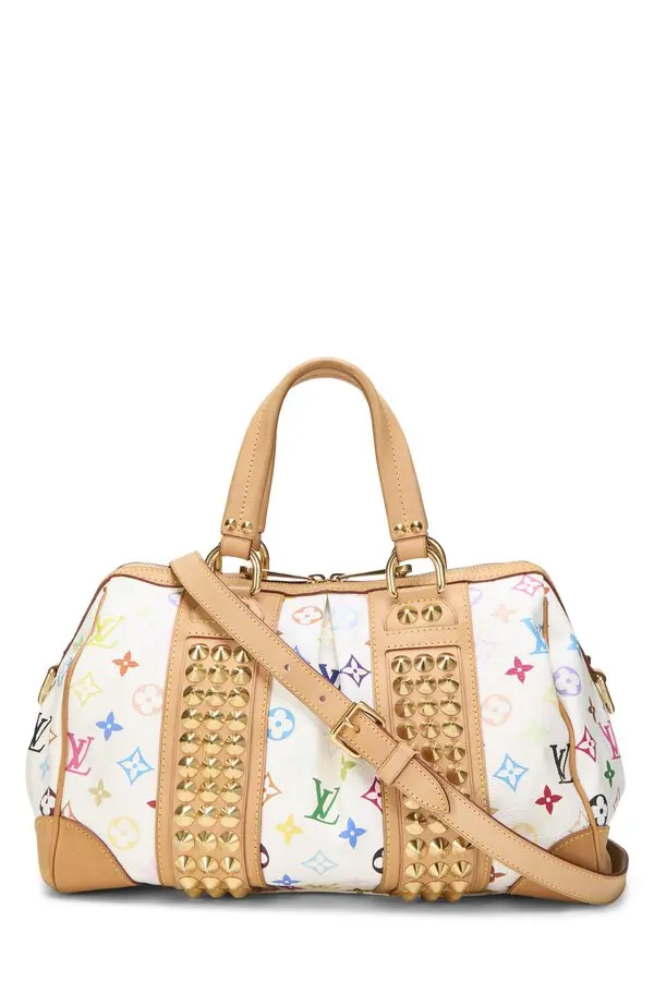 LOUIS VUITTON Takashi Murakami Monogram Multicolore Courtney - White