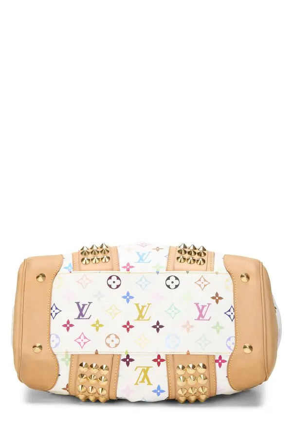 LOUIS VUITTON Takashi Murakami Monogram Multicolore Courtney - White