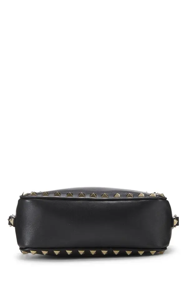 Valentino Garavani Leather Rockstud Camera Bag - Black