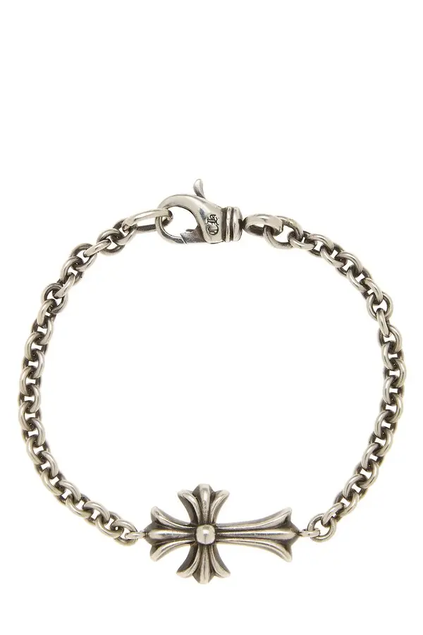 Chrome Hearts Sterling Cross Link Bracelet - Silver