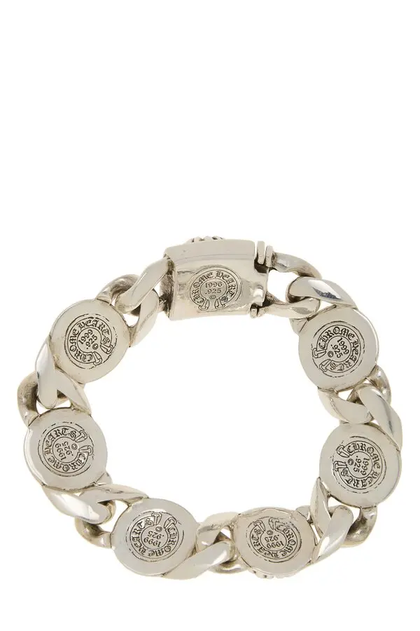 Chrome Hearts Sterling Cross Link Bracelet