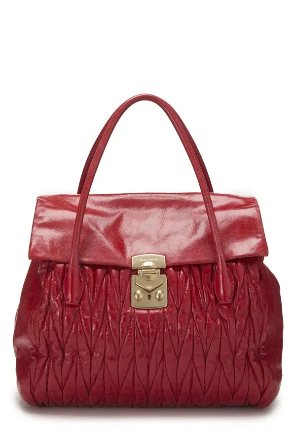 Miu Miu Nappa Leather Handbag
