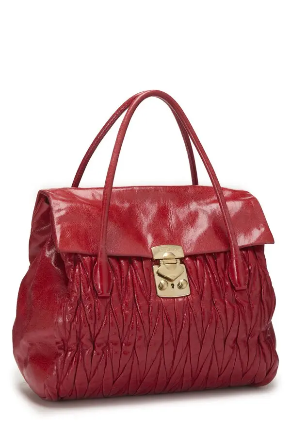 Miu Miu Nappa Leather Handbag