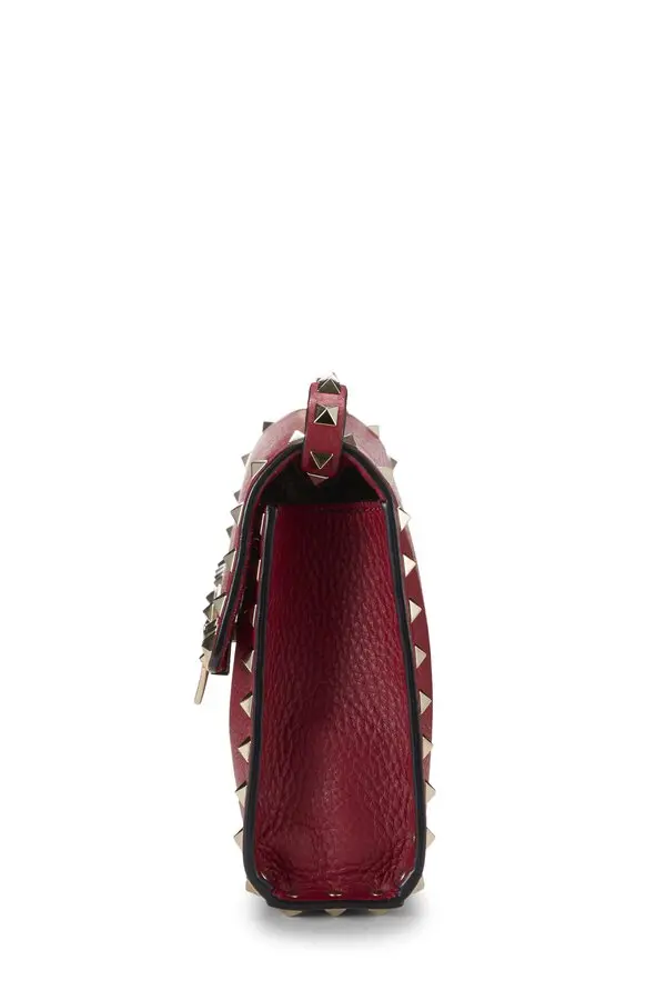 Valentino Garavani Leather Rockstud Flap Crossbody Bag