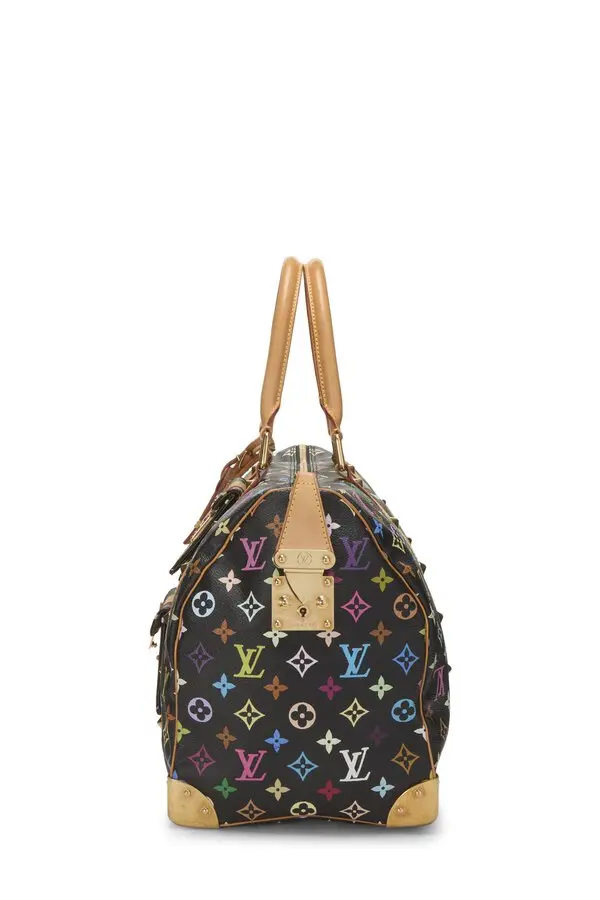 LOUIS VUITTON Takashi Murakami X Monogram Multicolore Keepall 45 - Black