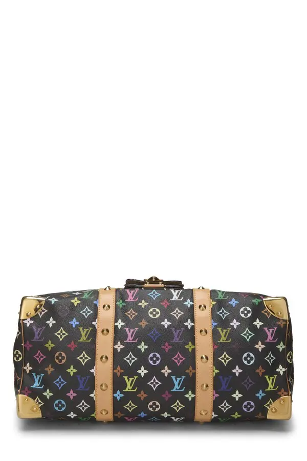 LOUIS VUITTON Takashi Murakami X Monogram Multicolore Keepall 45 - Black