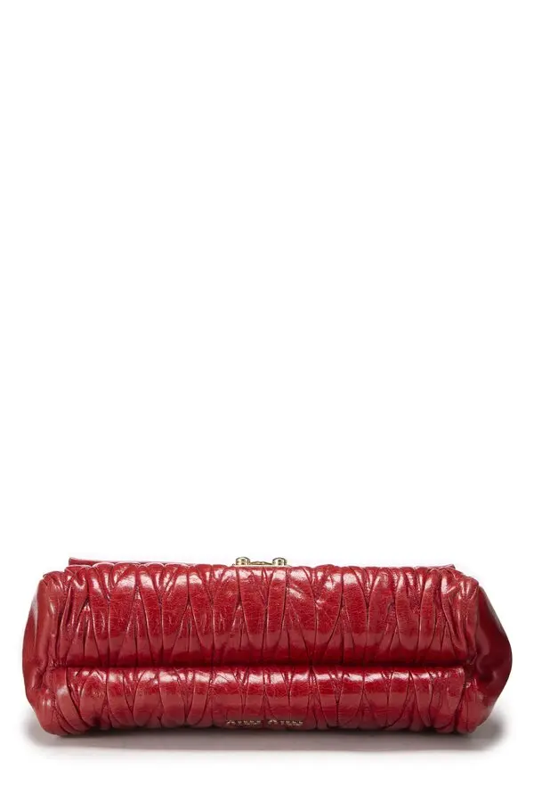 Miu Miu Nappa Flap Shoulder Bag