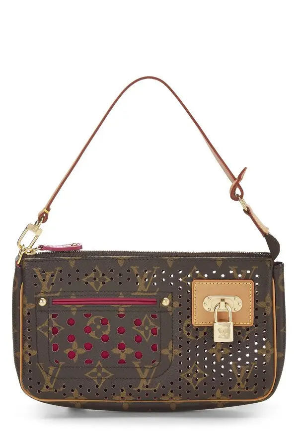 LOUIS VUITTON Monogram Perforated Pochette Accessoires