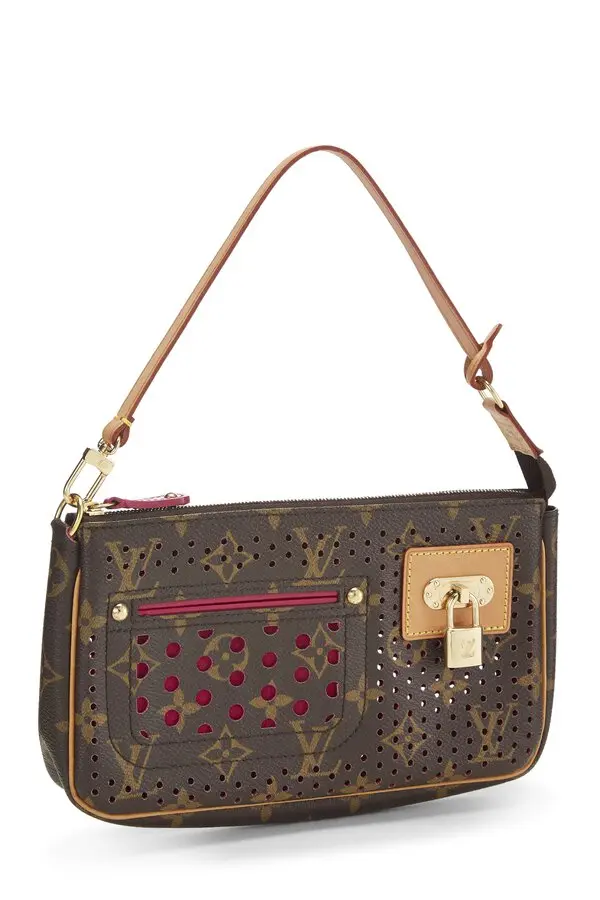 LOUIS VUITTON Monogram Perforated Pochette Accessoires