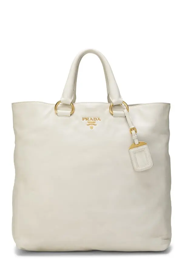 Prada Calfskin Convertible Tote