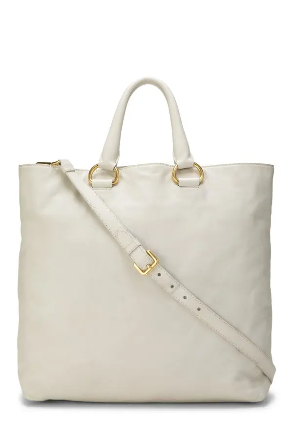 Prada Calfskin Convertible Tote