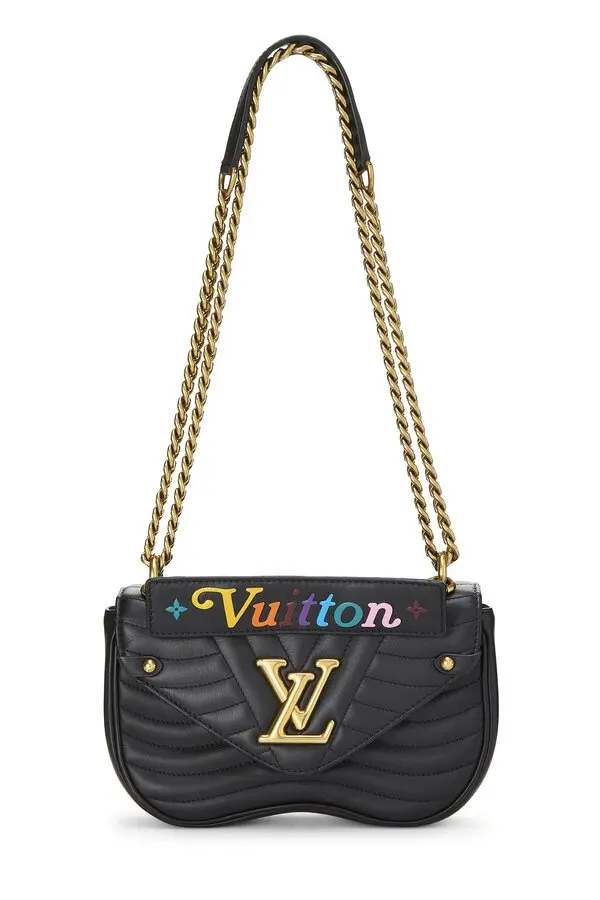 LOUIS VUITTON Calfskin Patches New Wave Shoulder Bag - Red
