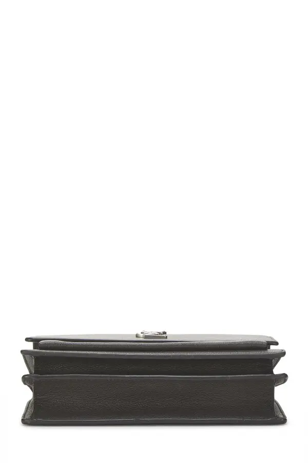 Saint Laurent Calfskin Leather Sunset Bag - Grey