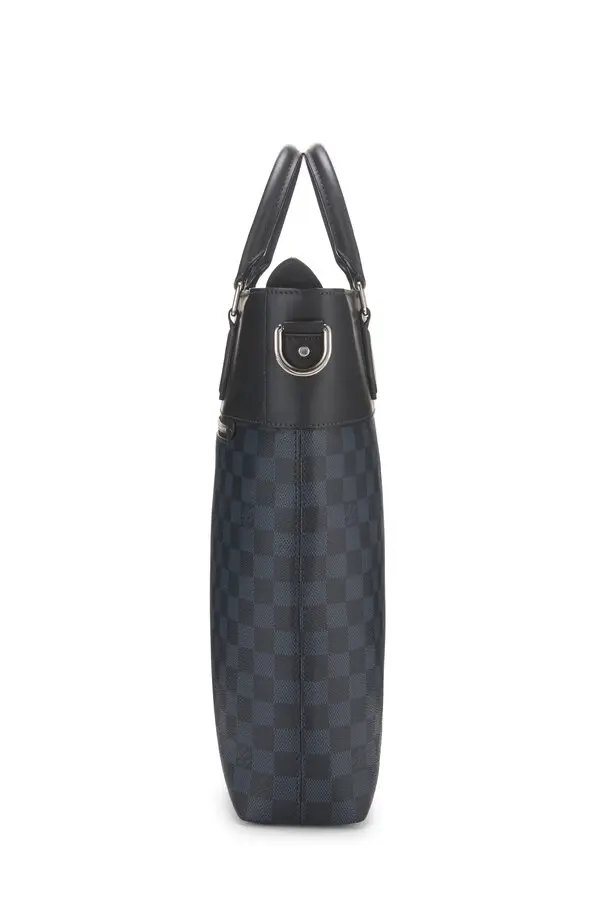 LOUIS VUITTON Damier Cobalt Newport Tote - Blue