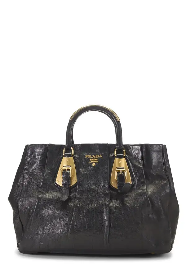 Prada Calfskin Bauletto Handbag