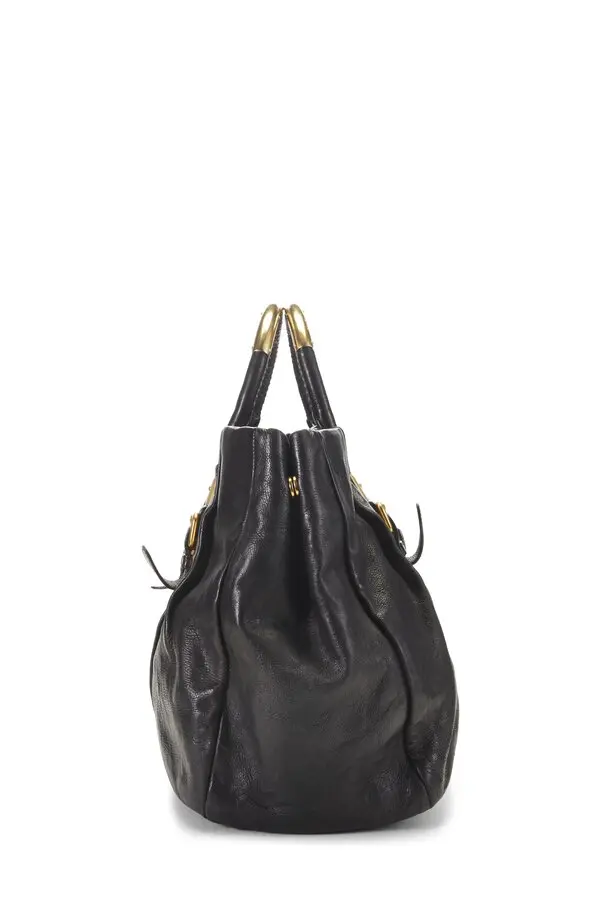 Prada Calfskin Bauletto Handbag