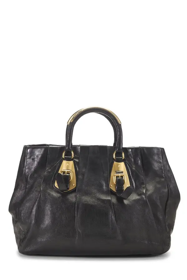 Prada Calfskin Bauletto Handbag