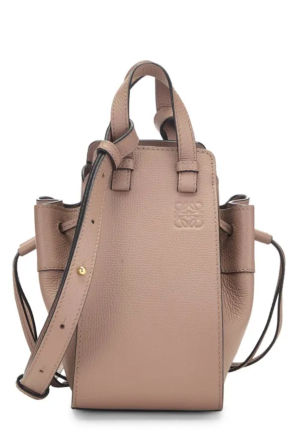 Loewe Calfskin Hammock Drawstring Bag - Pink