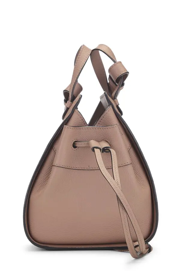 Loewe Calfskin Hammock Drawstring Bag - Pink