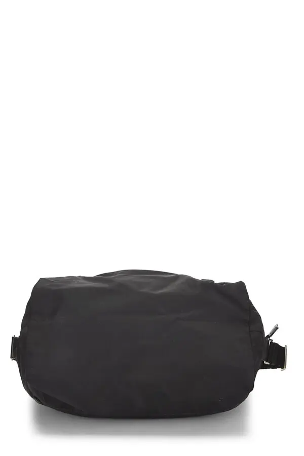 Prada Nylon Double Buckle Flap Messenger Bag