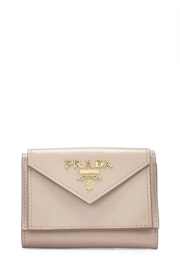 Prada Vitello Move Compact Wallet