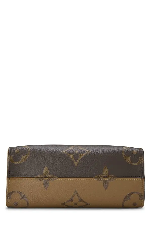 LOUIS VUITTON Monogram Reversed Giant On The Go - Brown