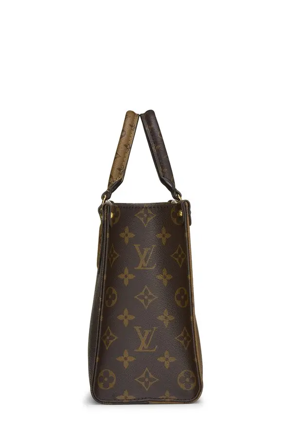 LOUIS VUITTON Monogram Reversed Giant On The Go - Brown