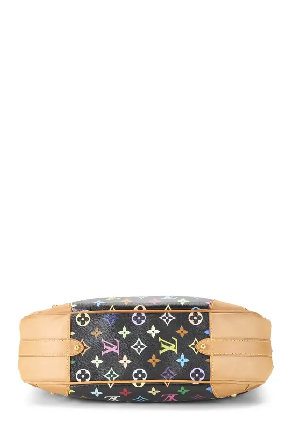 LOUIS VUITTON Takashi Murakami Monogram Multicolore Greta Hobo - Black