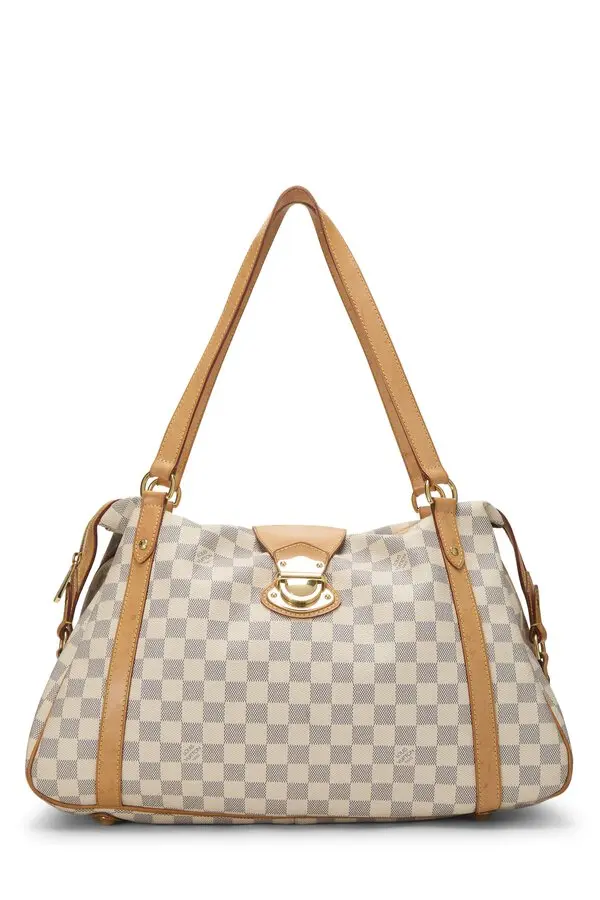 LOUIS VUITTON Damier Azur Stresa - White