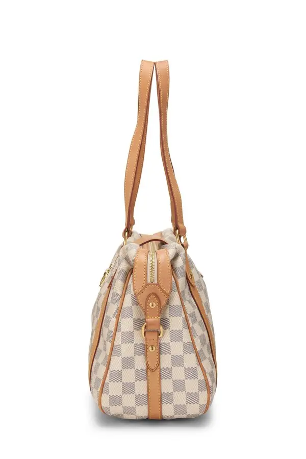 LOUIS VUITTON Damier Azur Stresa - White