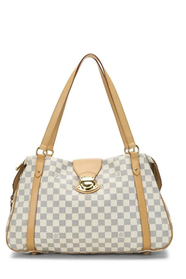 LOUIS VUITTON Damier Azur Stresa - White