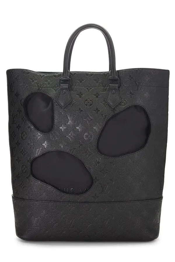 LOUIS VUITTON Monogram Empreinte Tote Bag - Black