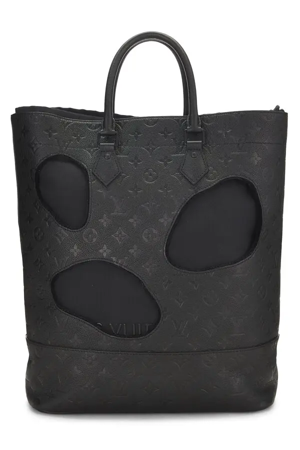 LOUIS VUITTON Monogram Empreinte Tote Bag - Black