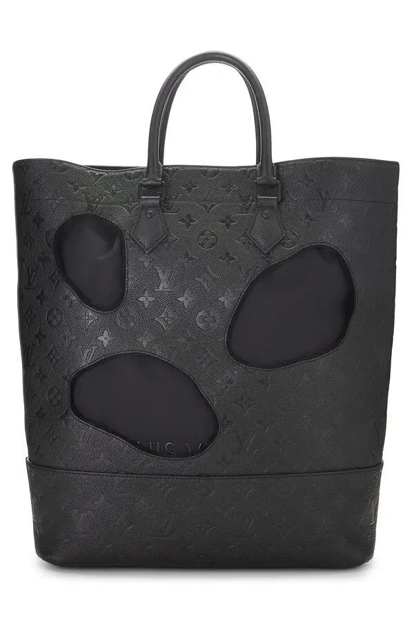 LOUIS VUITTON Monogram Empreinte Tote Bag - Black
