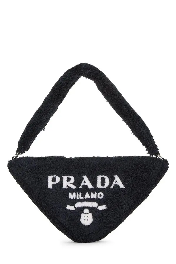 Prada Terry Cloth Triangle Shoulder Bag