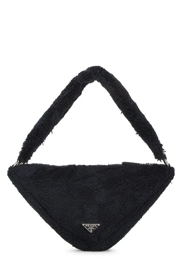 Prada Terry Cloth Triangle Shoulder Bag