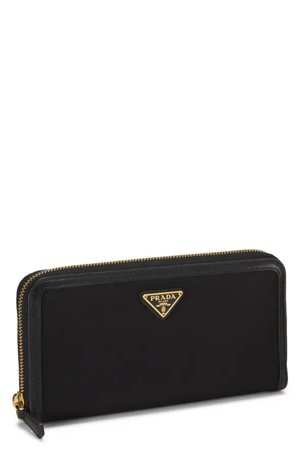 Prada Nylon Zip Around Wallet