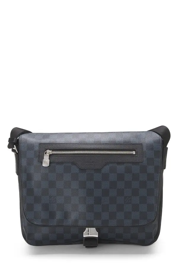 LOUIS VUITTON Damier Cobalt Match Point Messenger - Blue