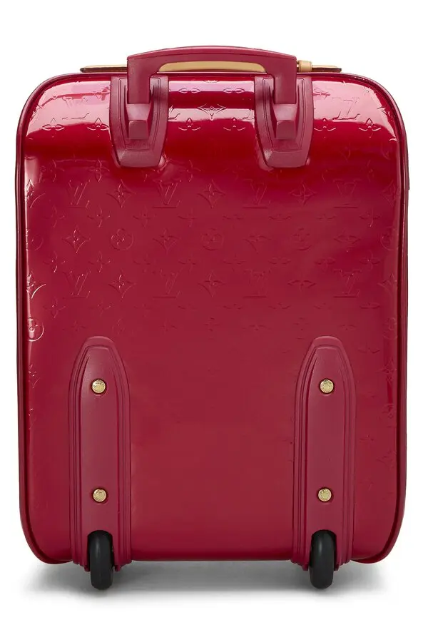 LOUIS VUITTON Cerise Vernis Pegase 45 Suitcase