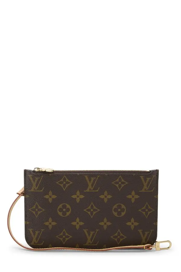 LOUIS VUITTON Monogram Neverfull Pouch - Pink
