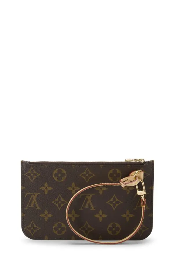 LOUIS VUITTON Monogram Neverfull Pouch - Pink