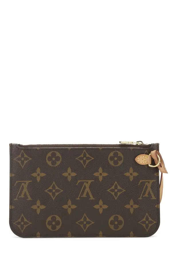 LOUIS VUITTON Monogram Neverfull Pouch - Pink